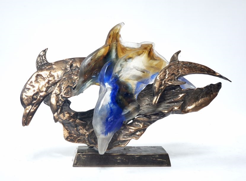 Yves Lohé | Banc de Dauphins | MutualArt