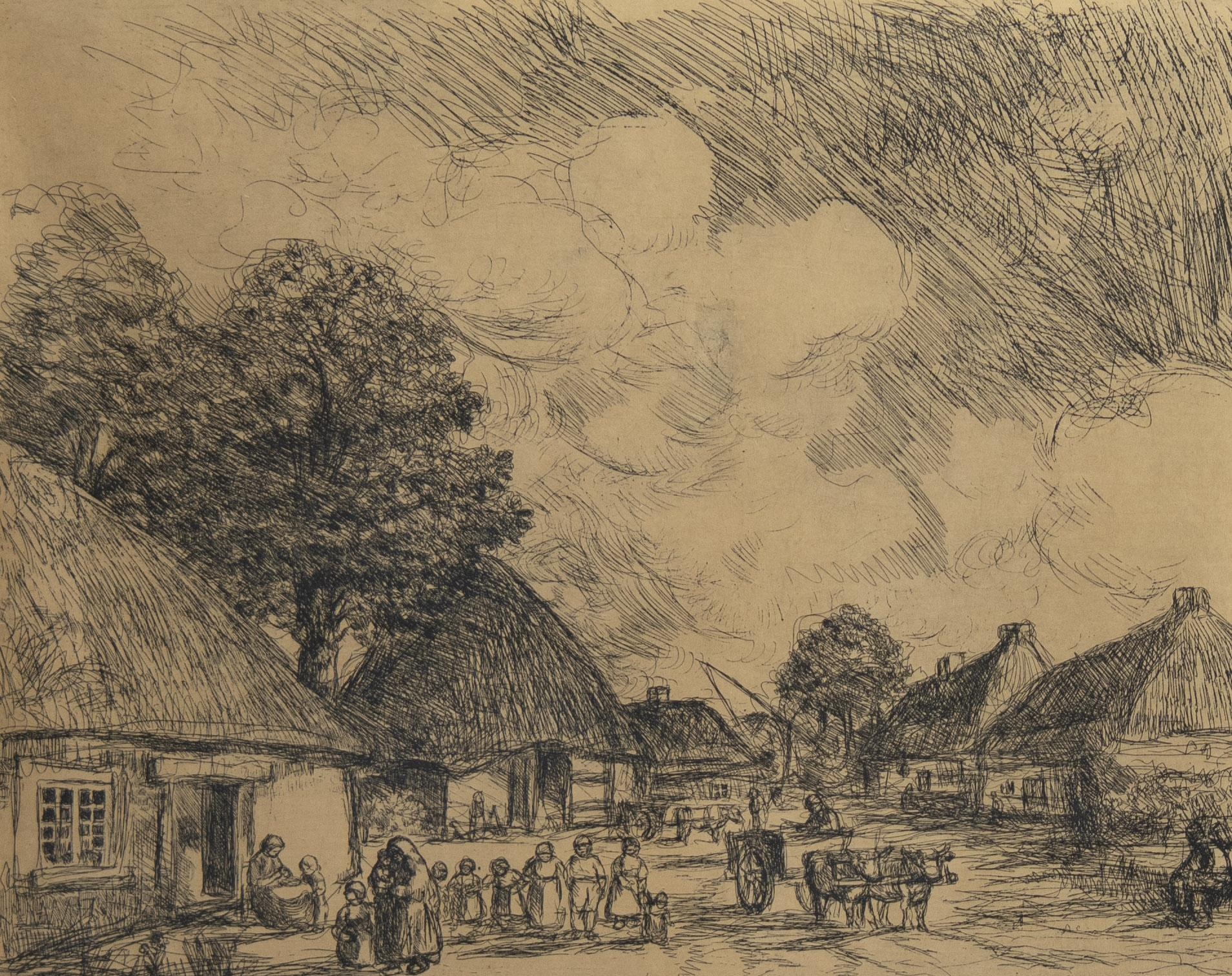 Jacob Smits | Village d'achterbos | MutualArt