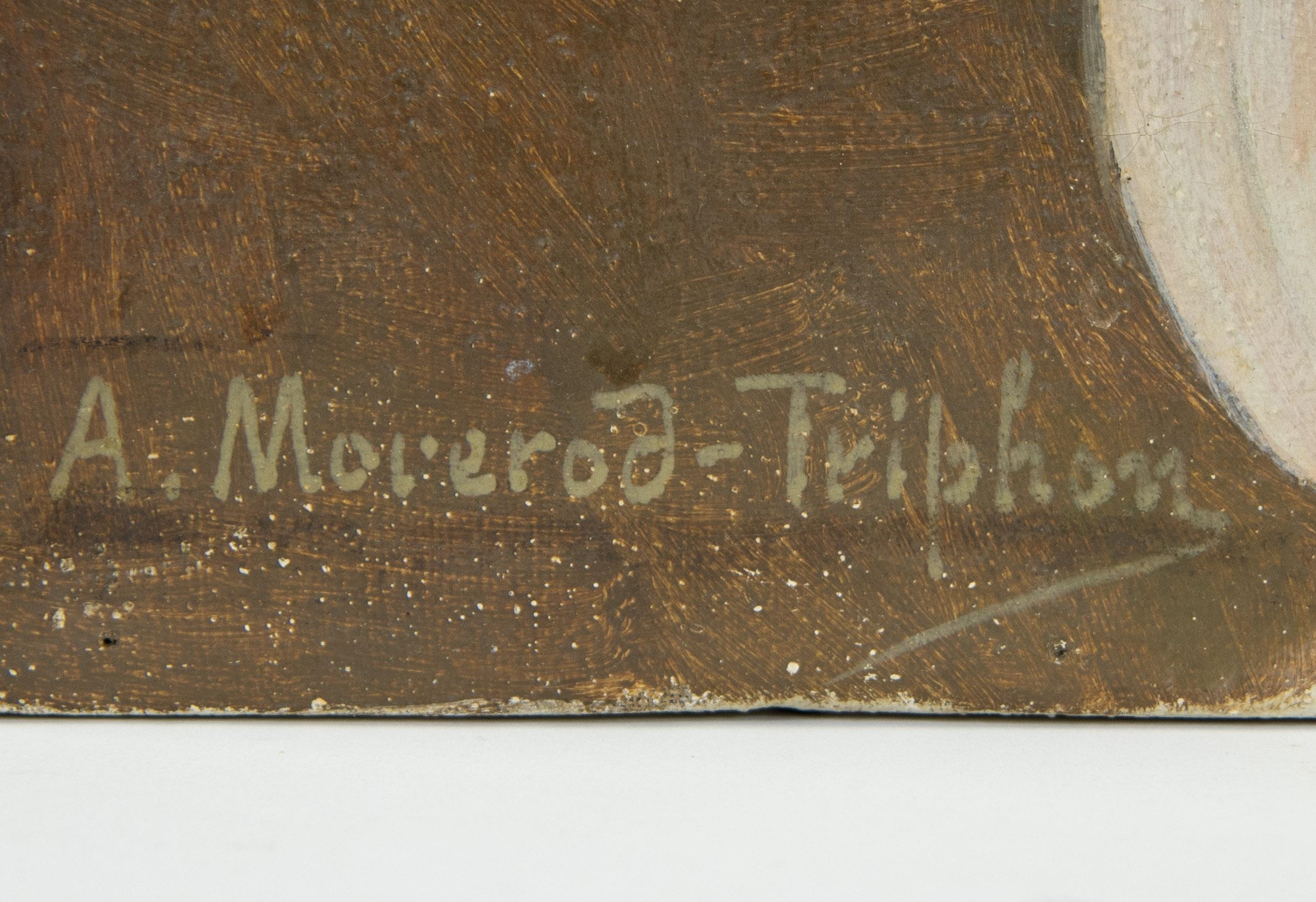 Henri Albert Morerod-triphon | Female portrait | MutualArt