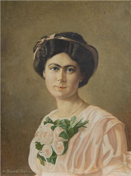 Henri Albert Morerod-triphon | Female portrait | MutualArt