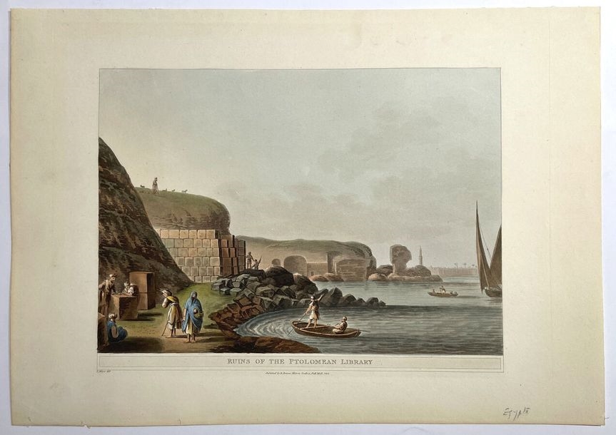 Luigi Mayer | The Ruins of Ptolemy Library (1802) | MutualArt