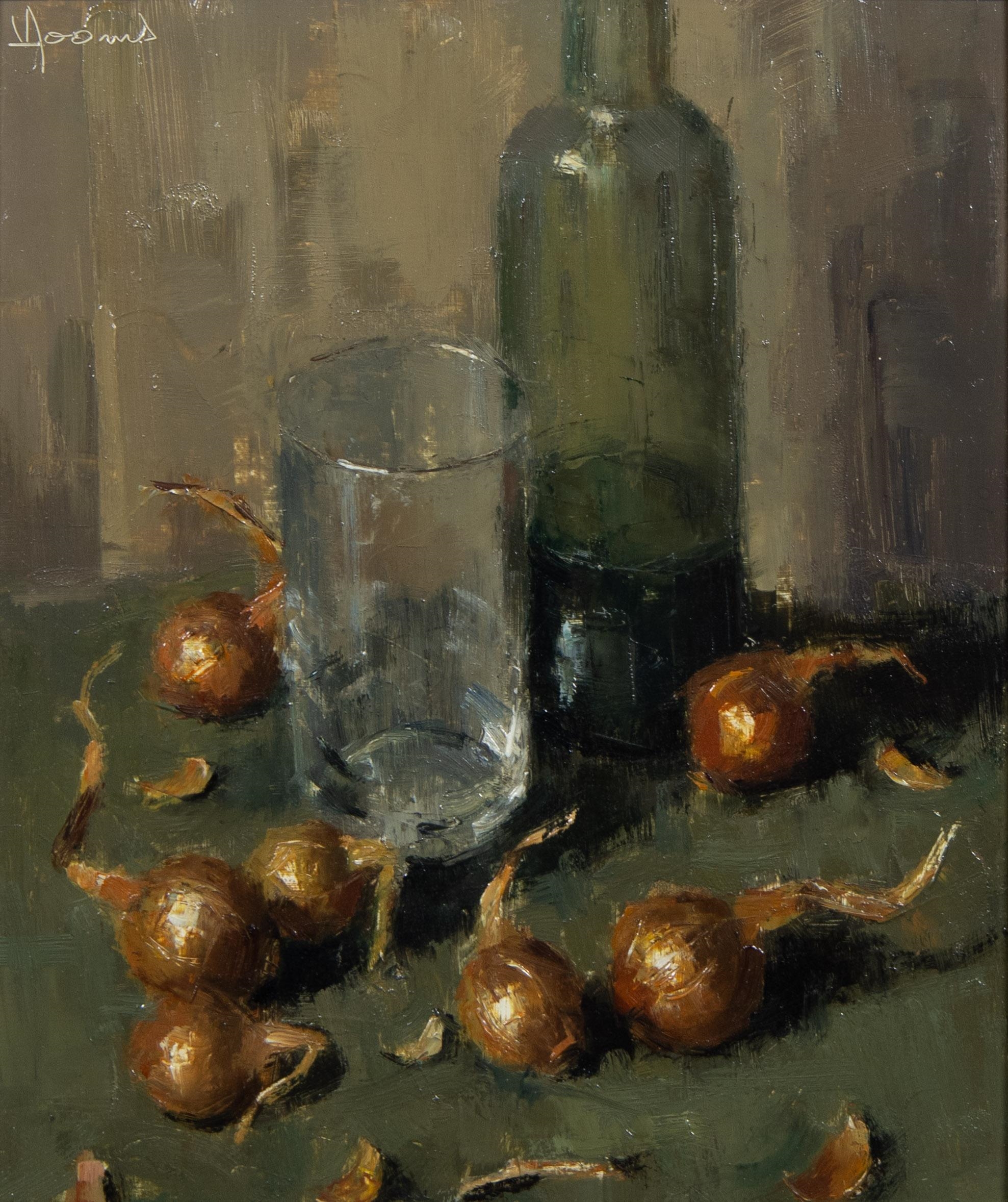 Vic Dooms | View of the river Lyss; Still life with onions | MutualArt