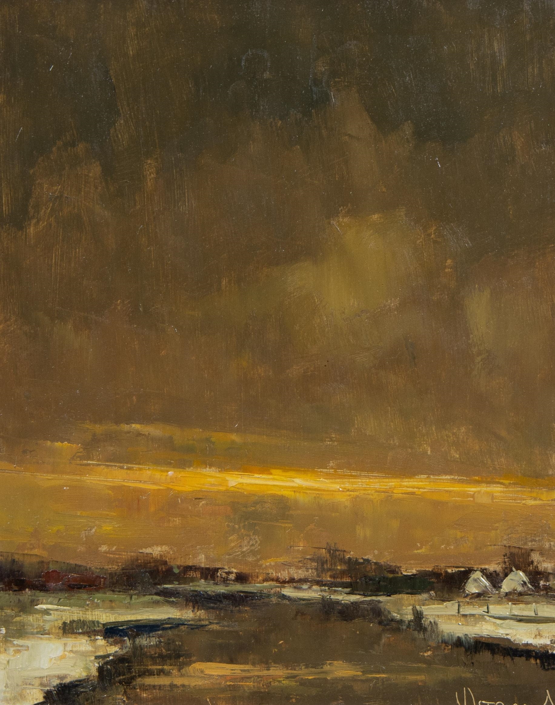 Vic Dooms | View of the river Lyss; Still life with onions | MutualArt