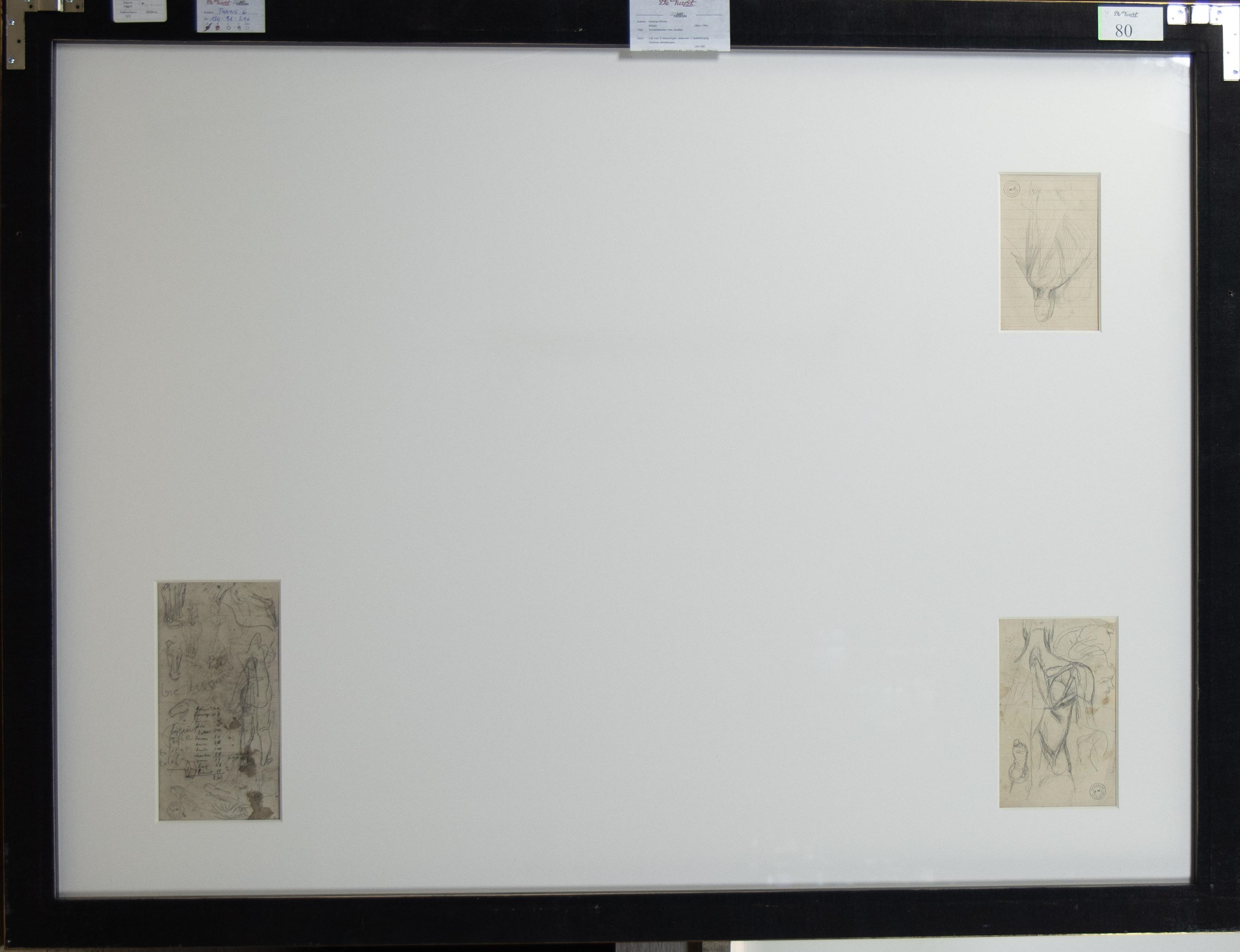 George Minne | Sketch sheets with studies | MutualArt