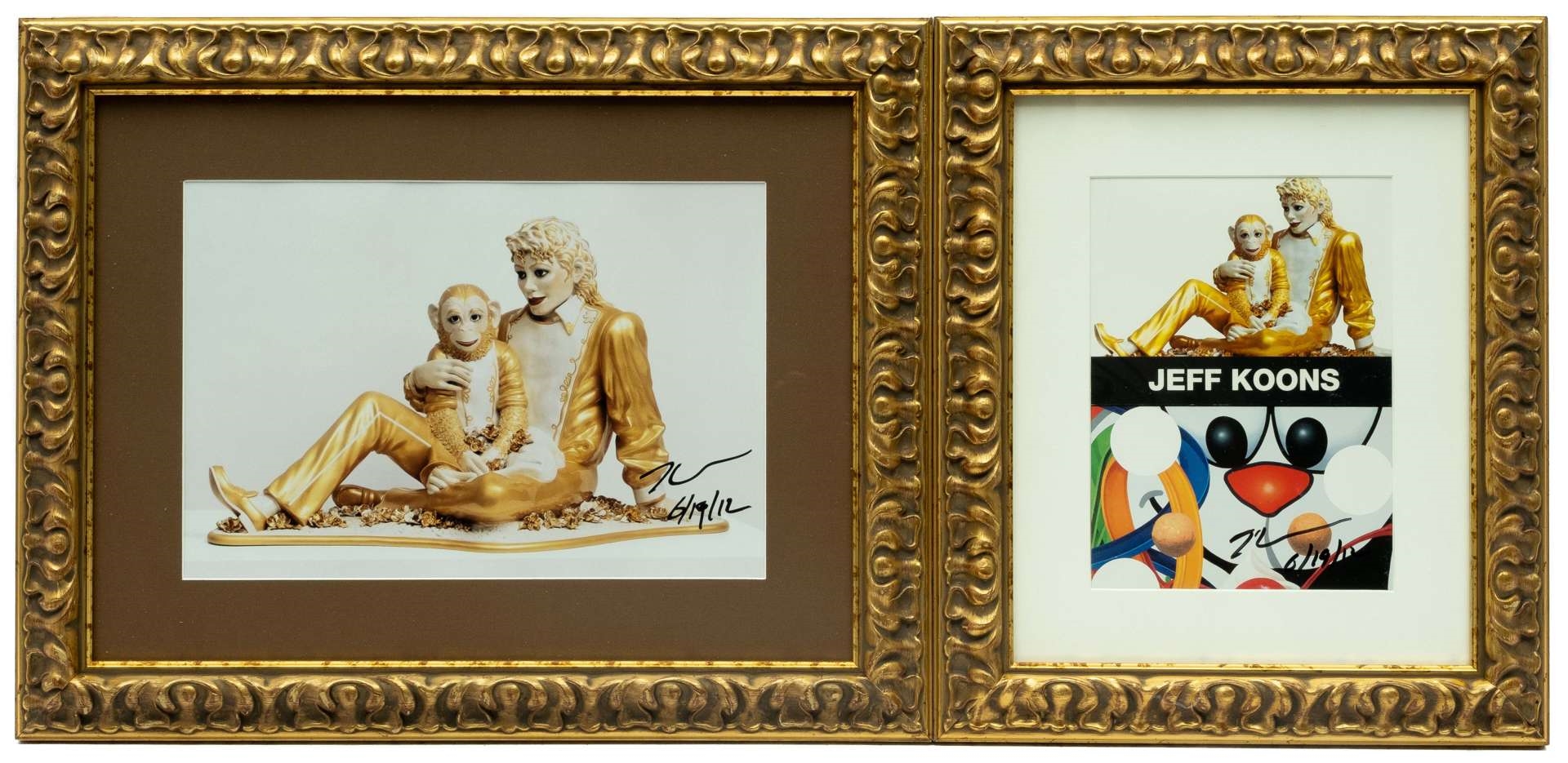 Jeff Koons | Michael Jackson and Bubbles (2012) | MutualArt