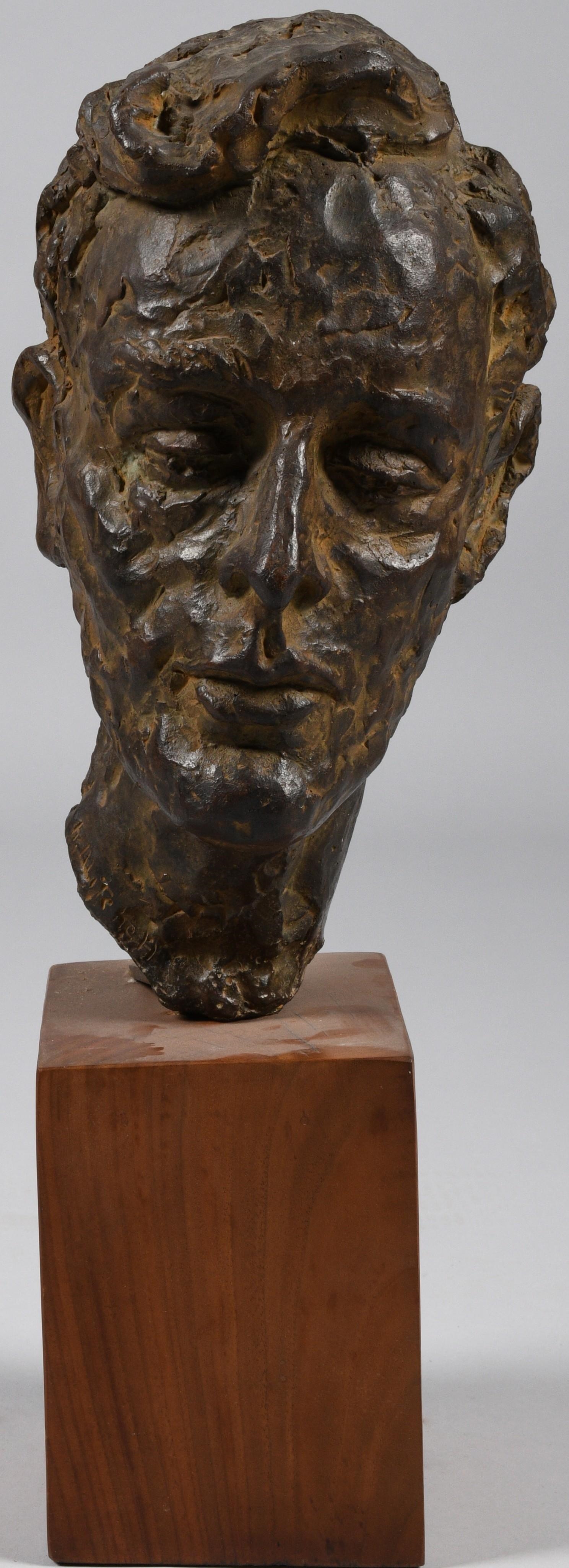 Henry Mitchell | BRONZE HEAD OF A MAN | MutualArt