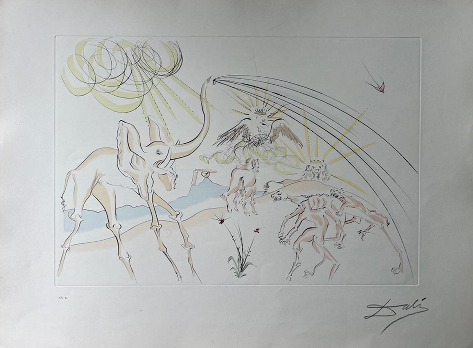 Salvador Dalí | Sick animals, 1974 (1200 - 1500) | MutualArt