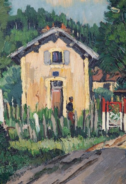 Rex Barrat | Le passage à niveau à Chiry | MutualArt