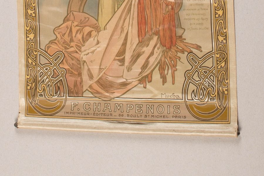 Alphonse Mucha | Les saisons, l'automne et le printemps | MutualArt