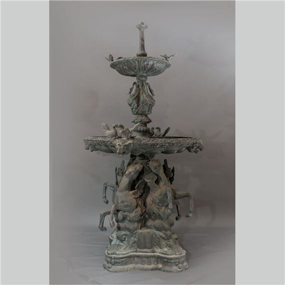 Francisque Joseph‏ Duret | Fountain with two sections on central feet ...