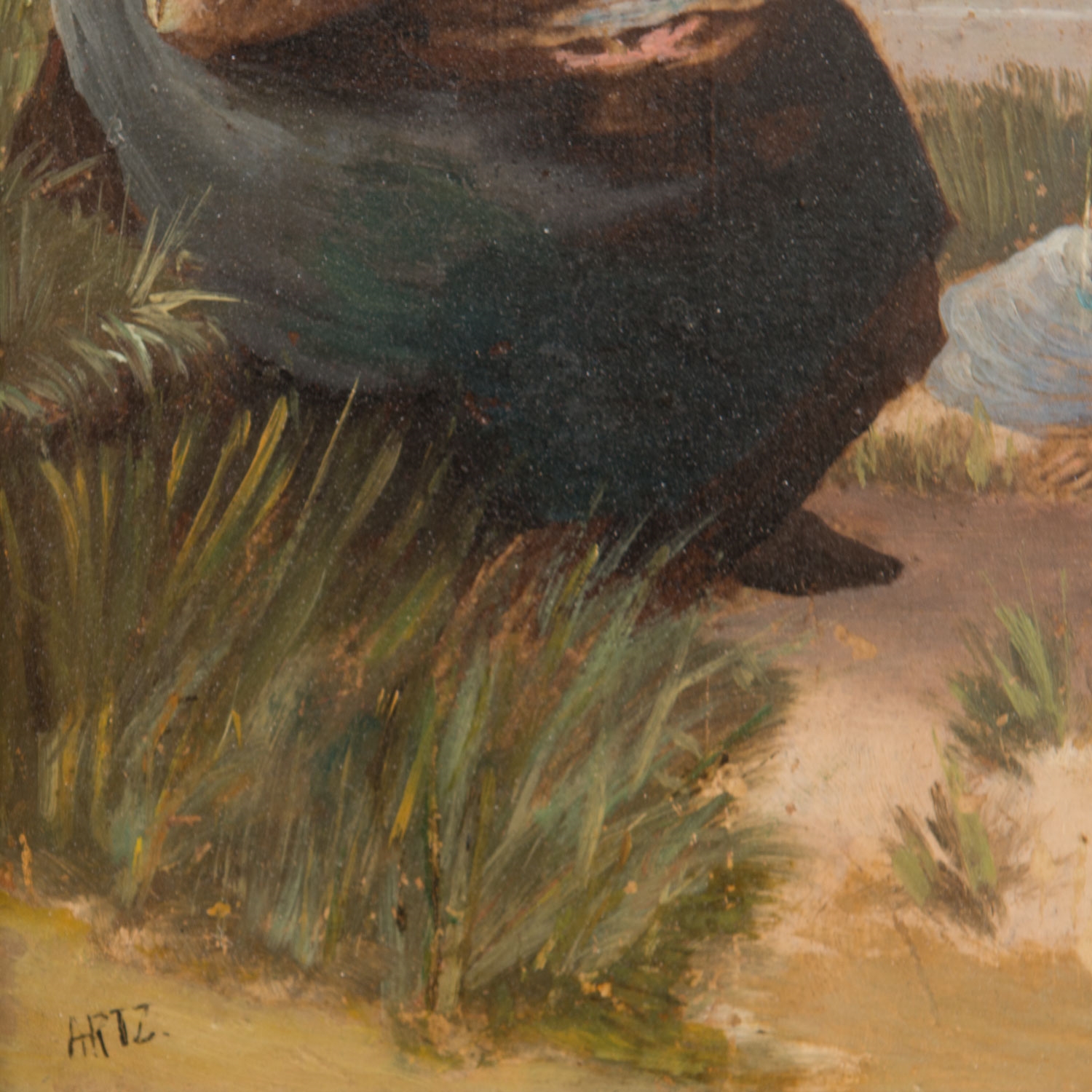David Adolph Constant Artz | Dutch mother with children by the beach ...