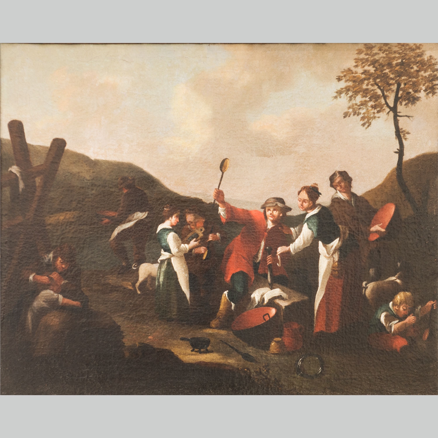 Paolo Monaldi | Feasting in landscape (18th Century) | MutualArt