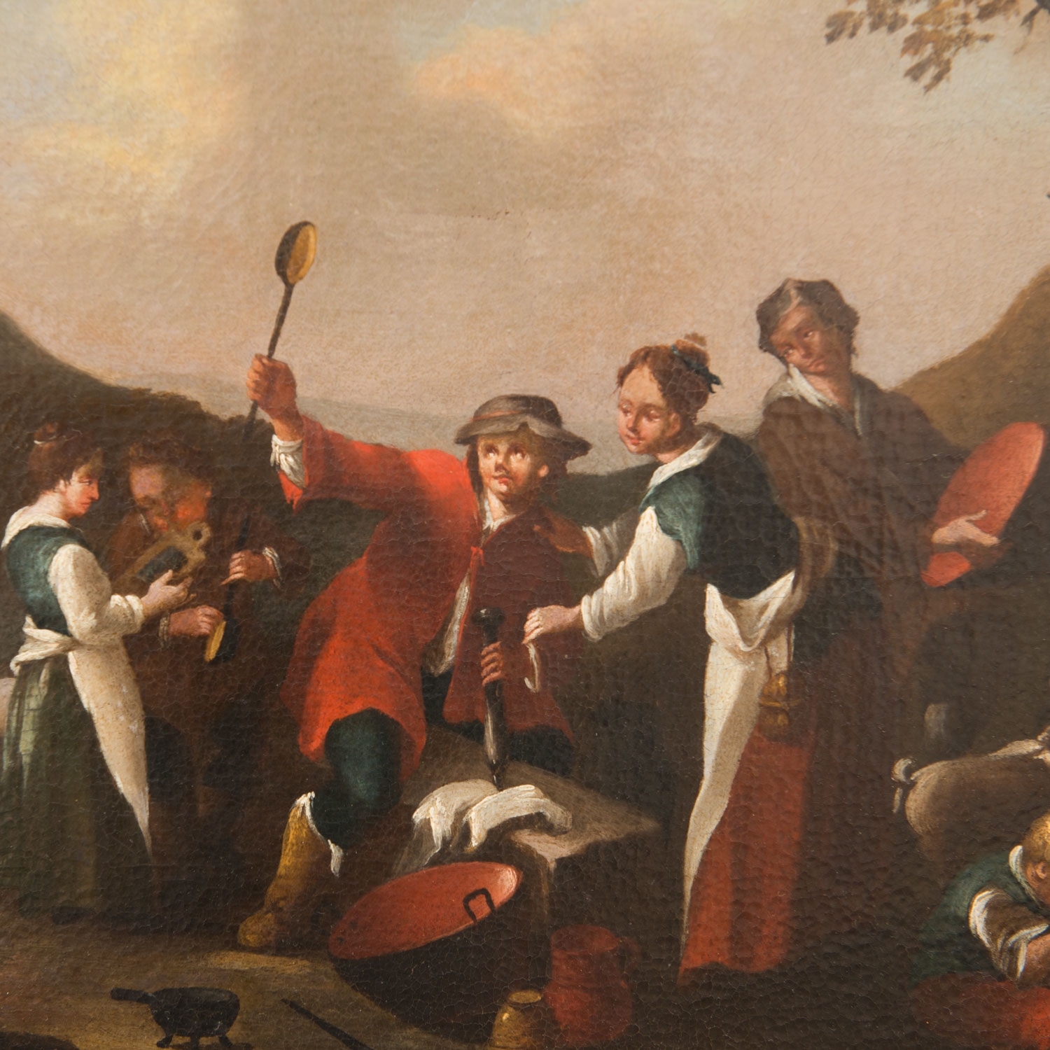 Paolo Monaldi | Feasting in landscape (18th Century) | MutualArt