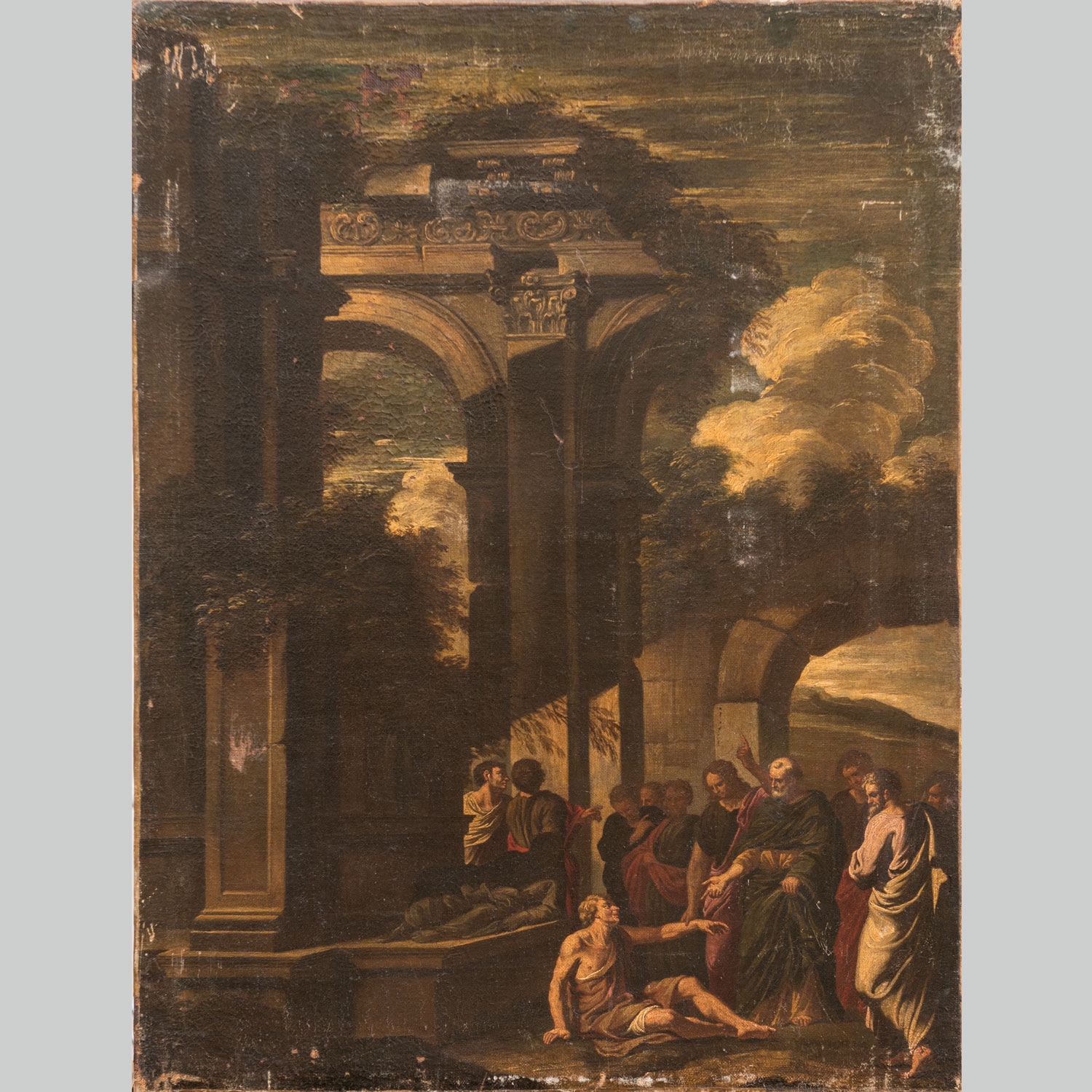 Italian School, 18th Century | Saint Peter and Saint John Healing a ...