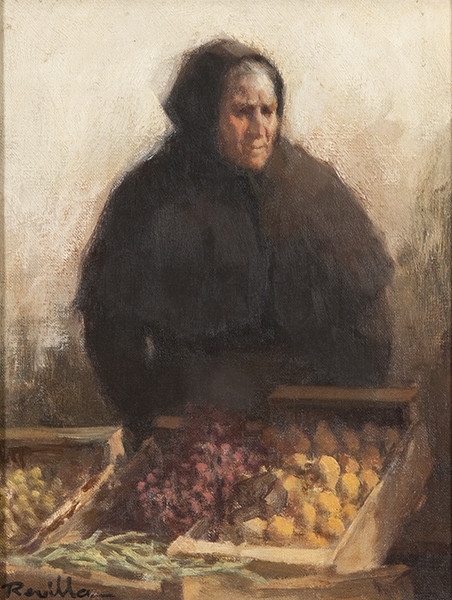 Justo Revilla Rubio | Vendedora de frutas y verduras | MutualArt