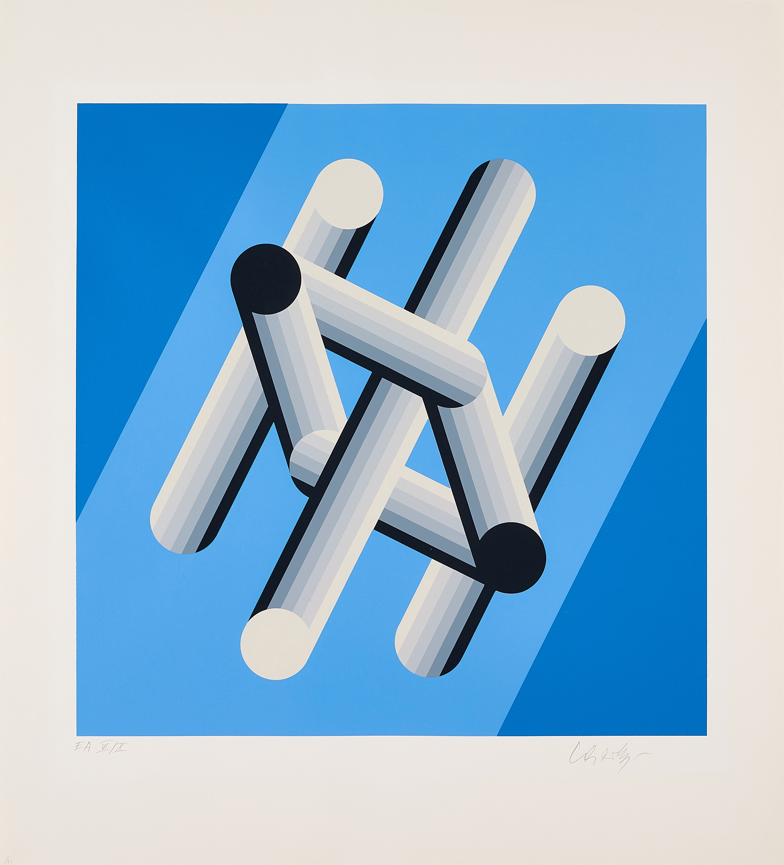 Victor Vasarely | Mixed Lot of 7 Silkscreens. | MutualArt