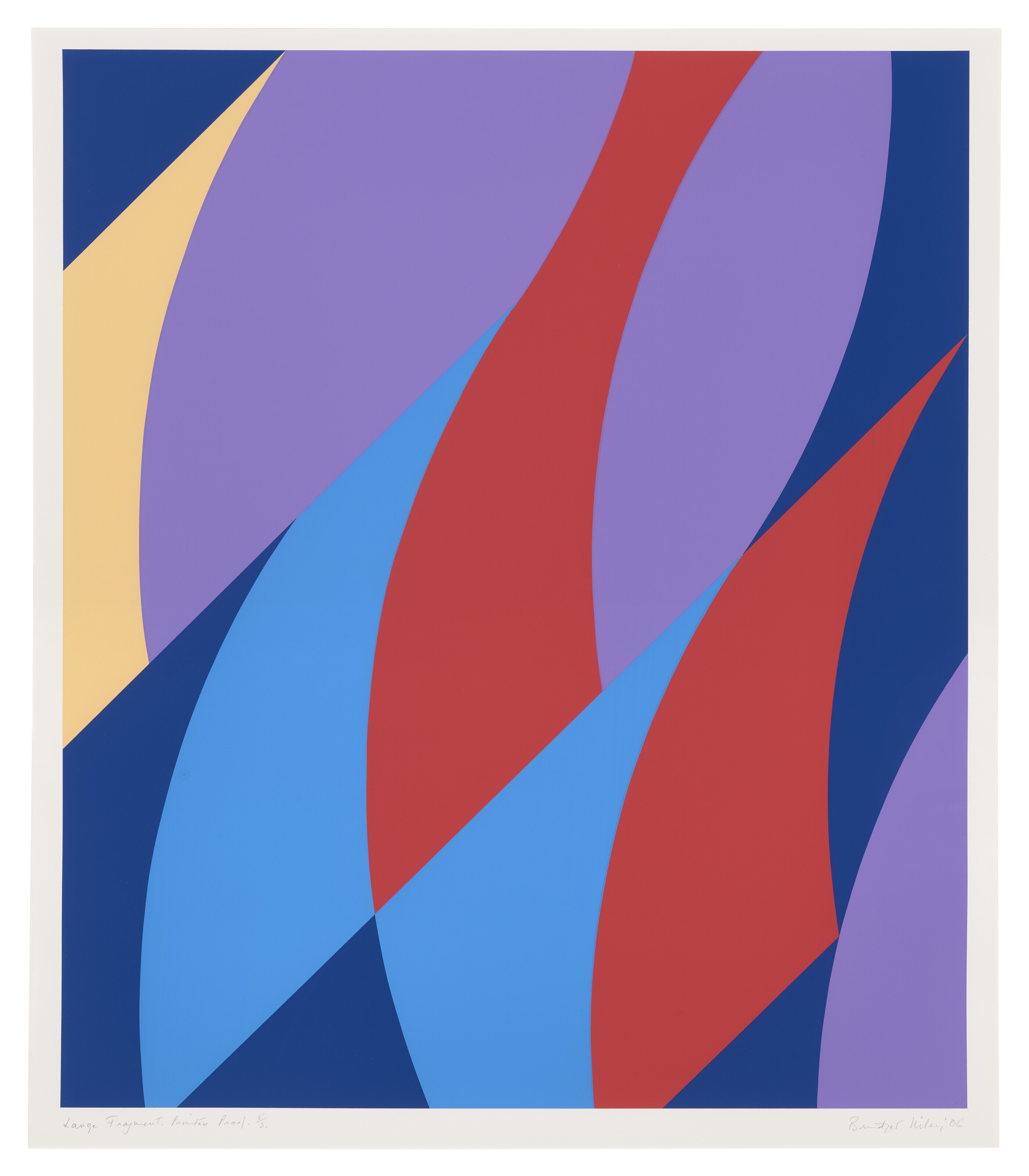 Bridget Riley | Large Fragment (2006) | MutualArt