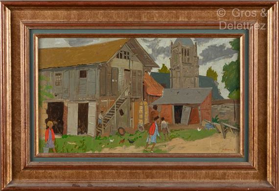 Gregoire Michonze | The Old Barn at Ravenel (1963) | MutualArt