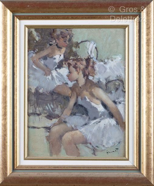 Pierre Grisot | Two ballerinas | MutualArt