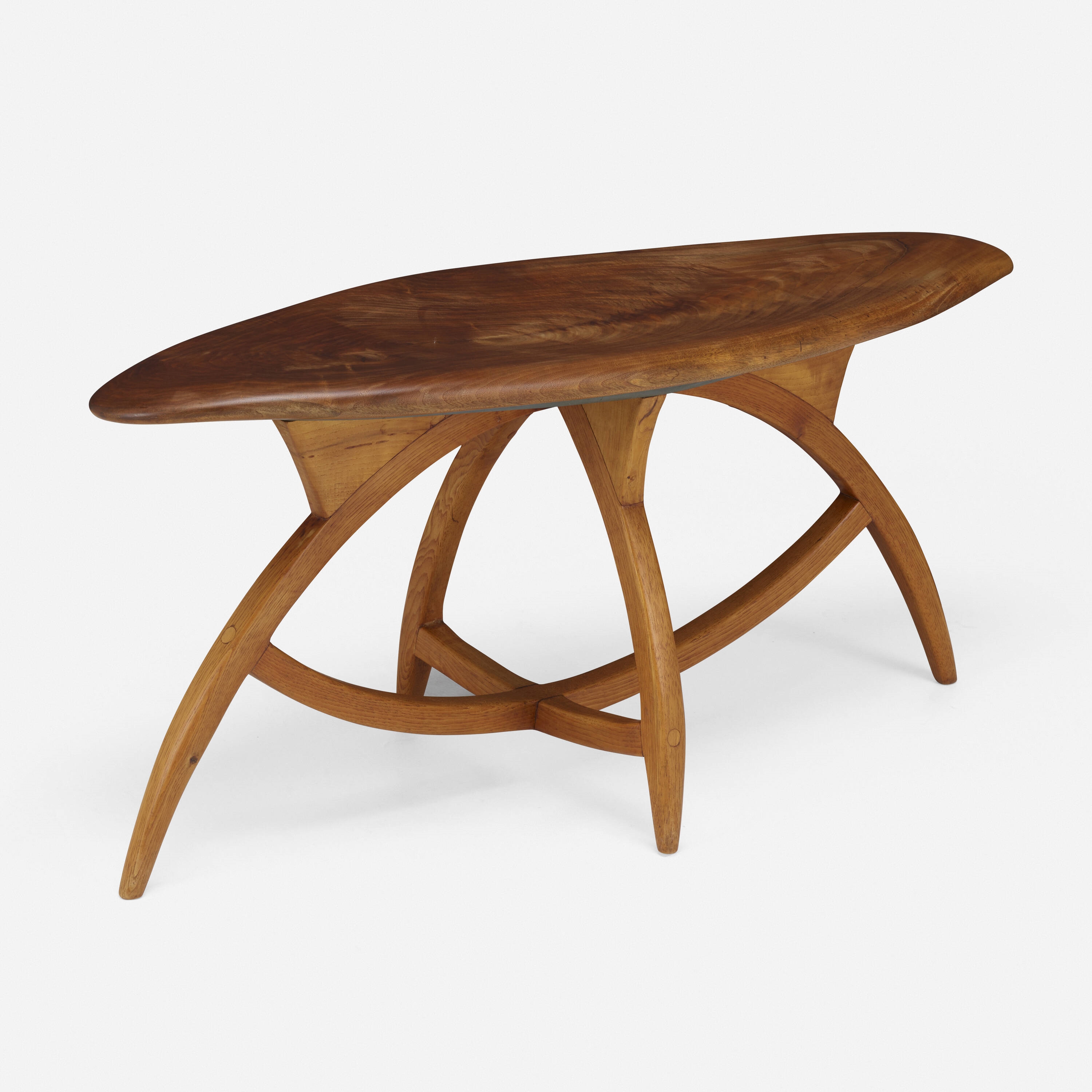 Wharton Harris Esherick | Wagon-Wheel coffee table (1960) | MutualArt
