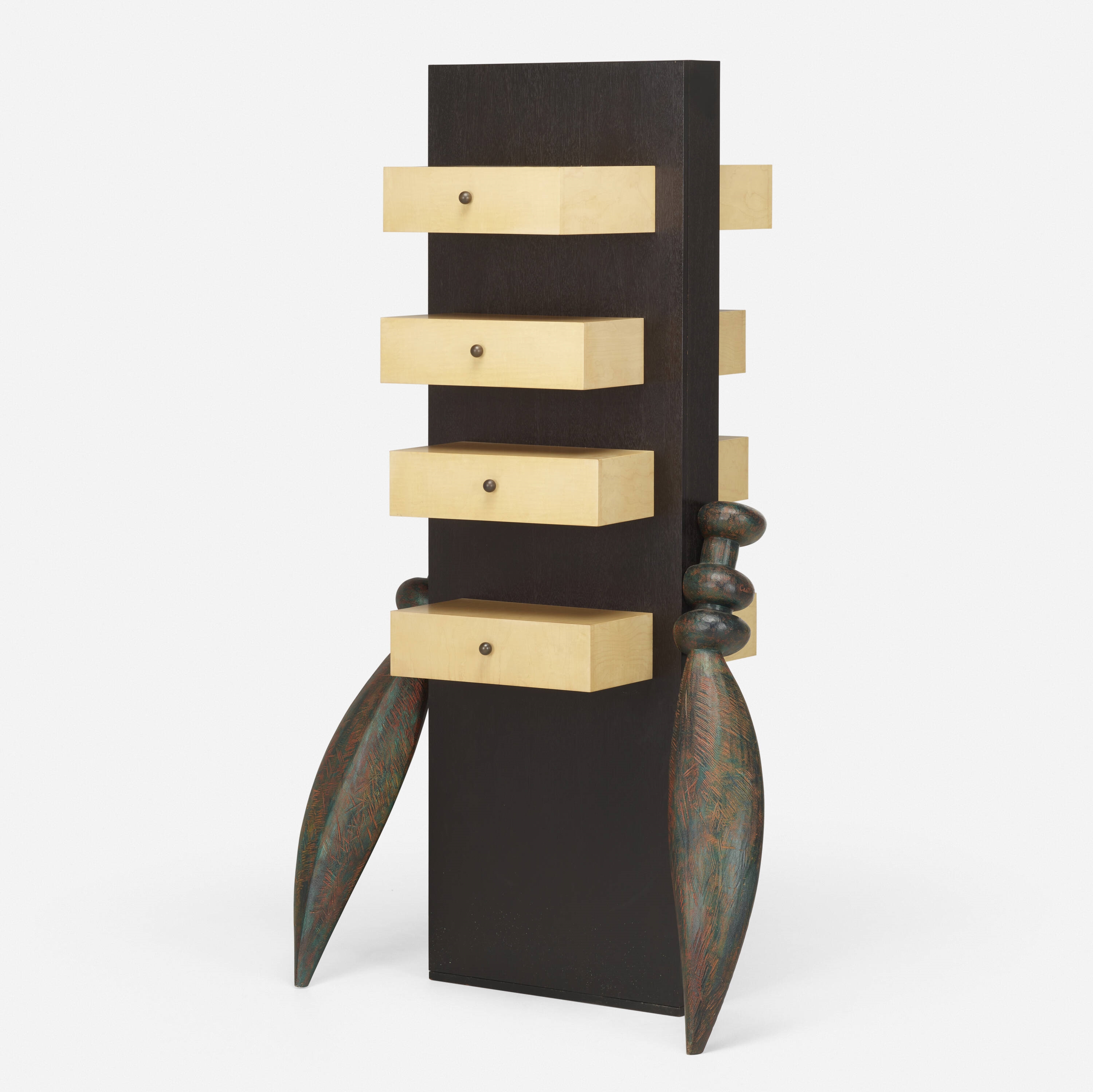 Wendell Castle | A Lump in My Thought chest of drawers (1992) | MutualArt