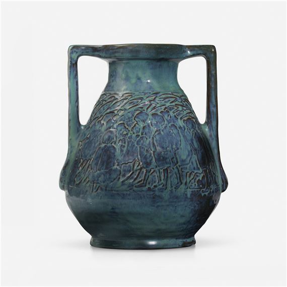 Mary Frances Overbeck | Vase with children picking berries (1930 ...