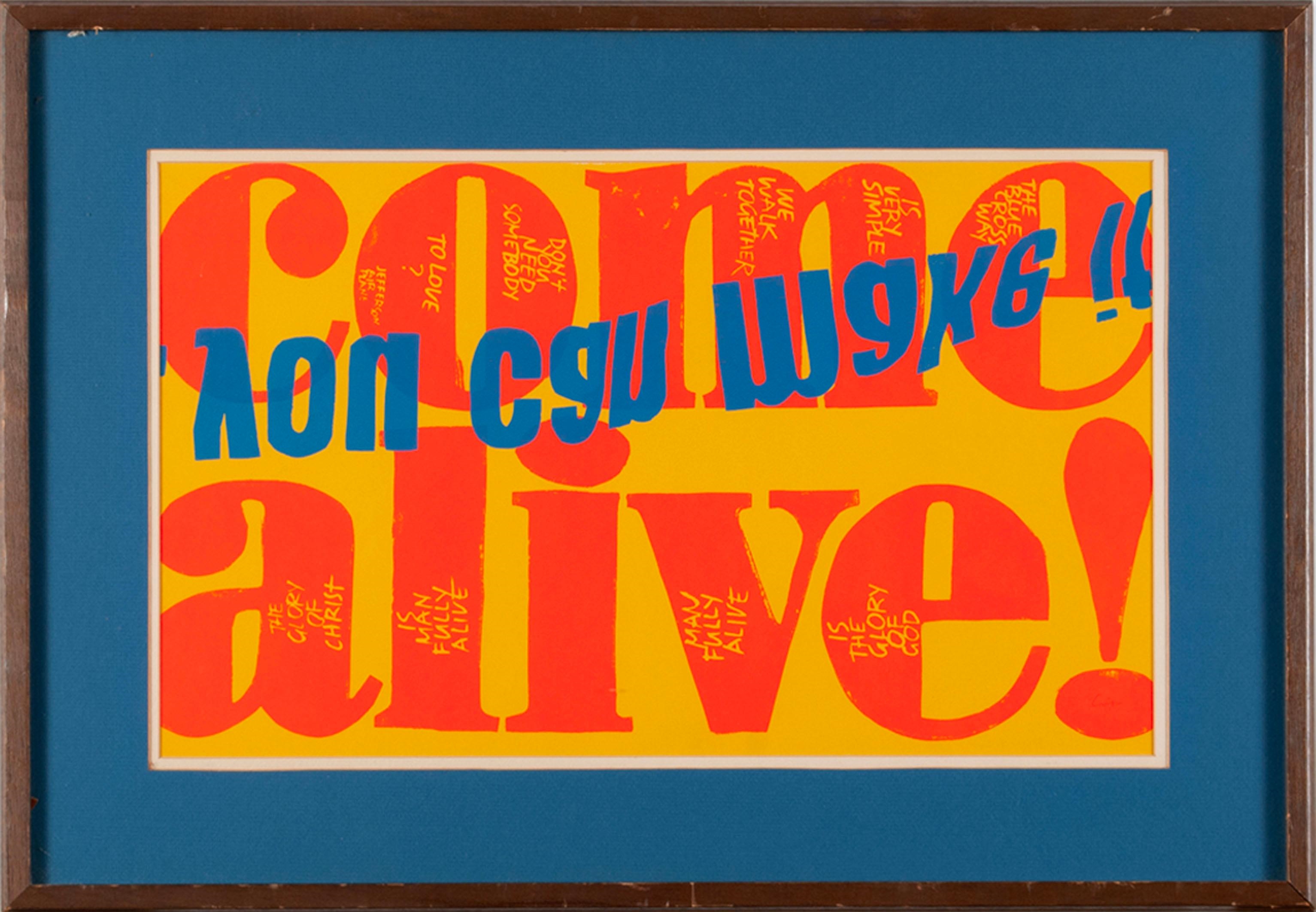 Corita Kent | Come Alive (1967) | MutualArt
