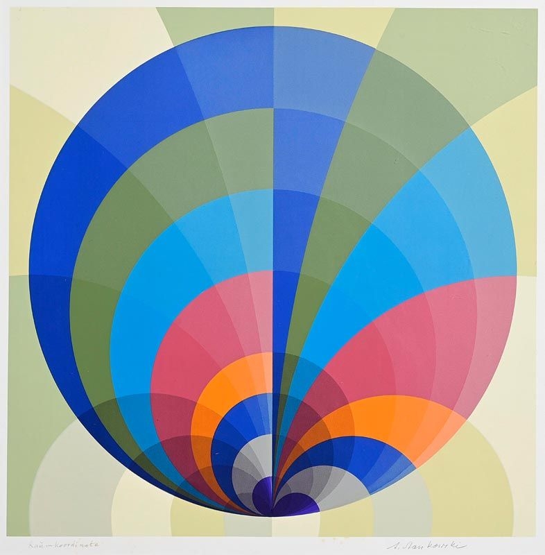 Anton Stankowski | Raumkoordinate (Circa 1973) | MutualArt