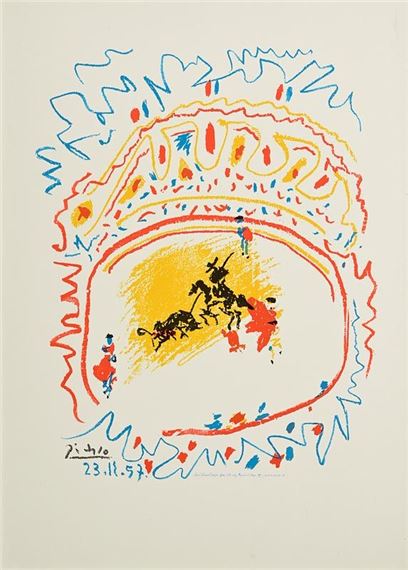Pablo Picasso | The Bull Flight | MutualArt