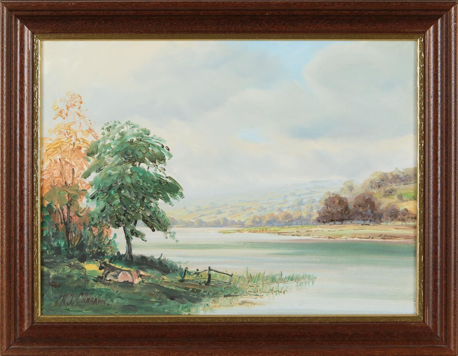 Ray Cochrane | COW BY THE LOUGH | MutualArt