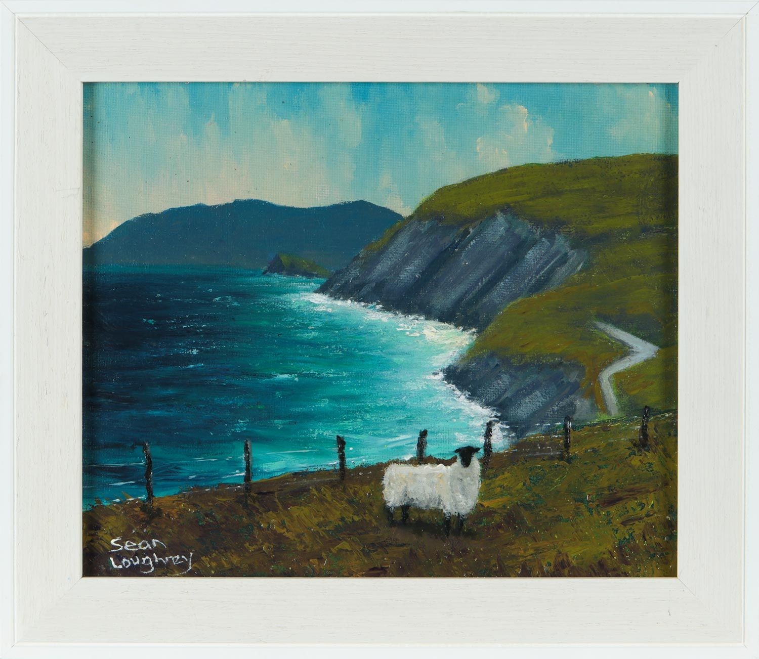 Sean Loughrey | SHEEP AT SLEA HEAD | MutualArt
