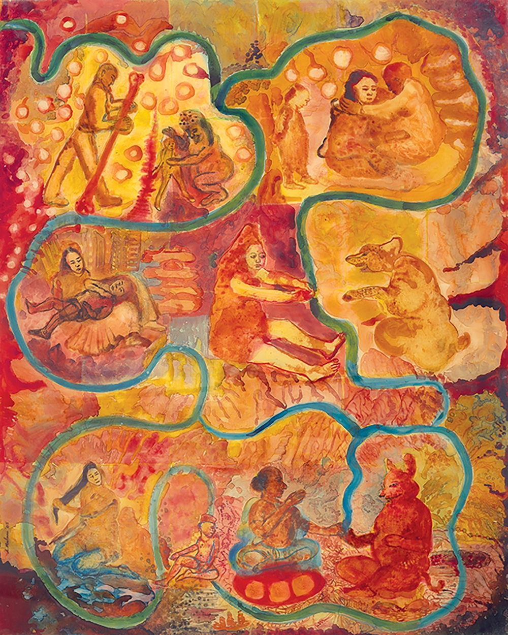 Nalini Malani | Sita/Medea 1 (2004) | MutualArt