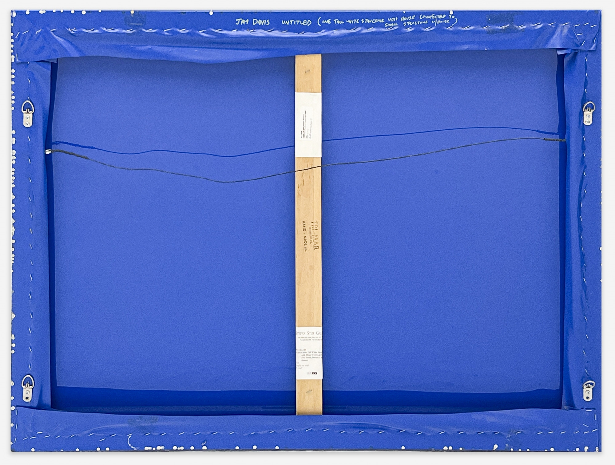 Jay Davis | Untitled (One Tall White Structure with House Connected to ...