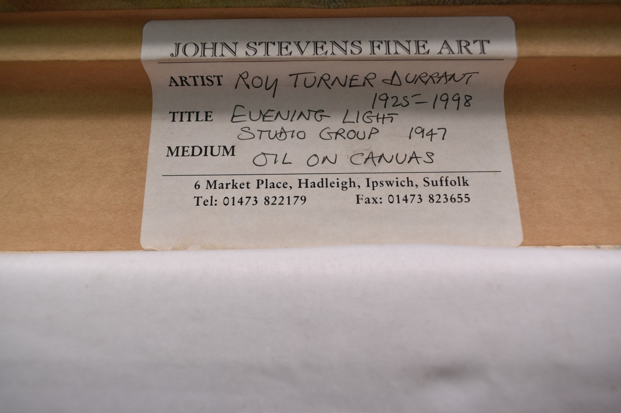 Roy Turner Durrant | Evening Light (1947) | MutualArt