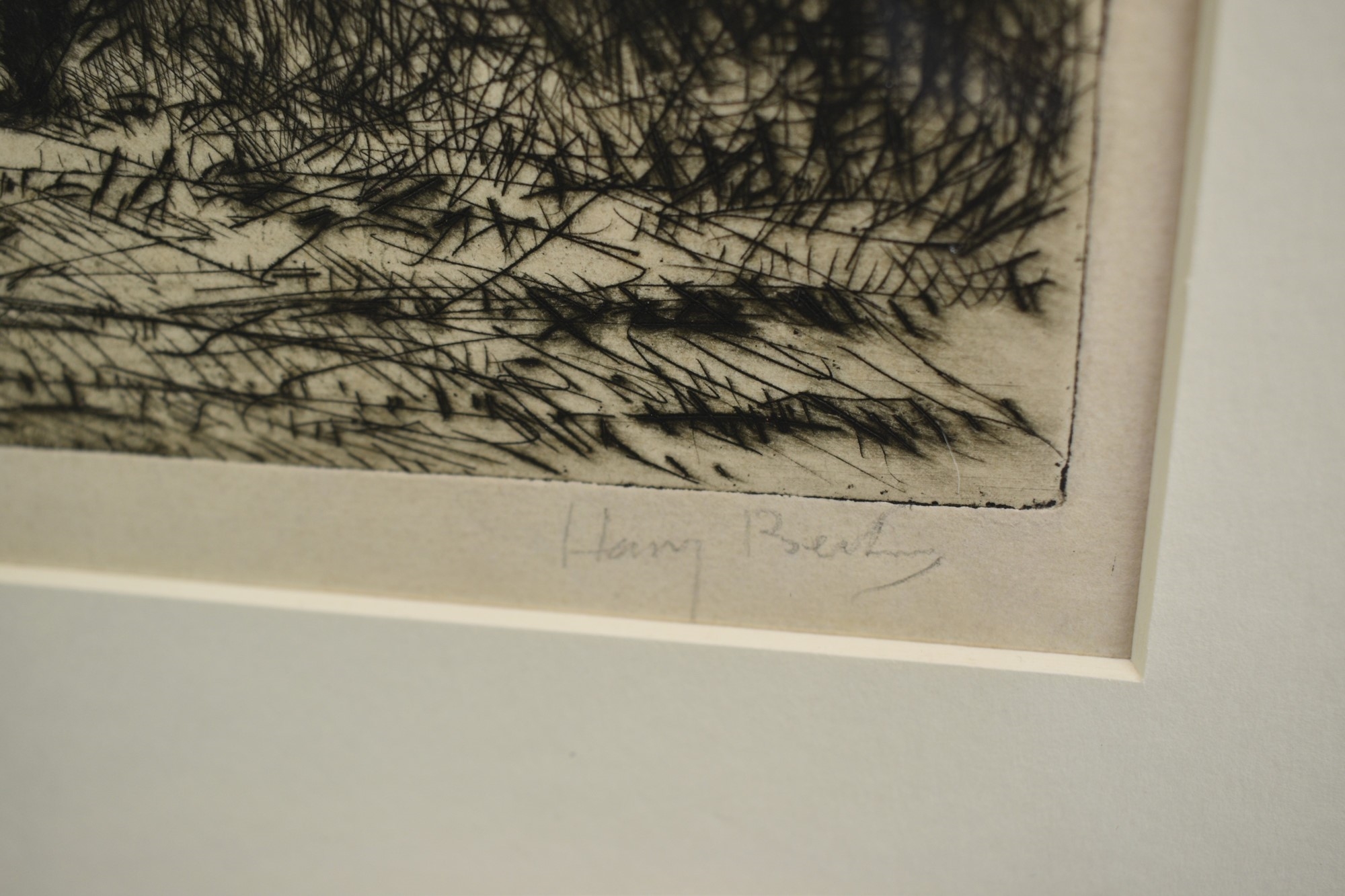 Harry Becker | Sheep by gate in Landscape | MutualArt