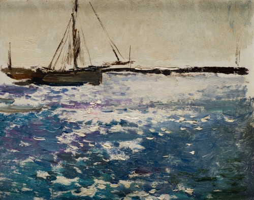 Joaquin Sorolla y Bastida | Mar azul (1929) | MutualArt