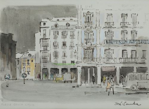 José Sancha | Plaza de Santa Cruz | MutualArt