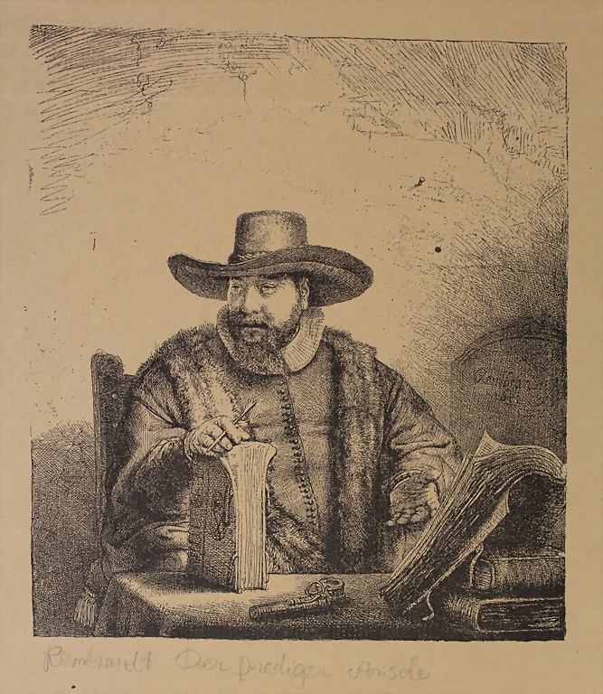 Rembrandt van Rijn | Cornelis Claesz. Anslo | MutualArt