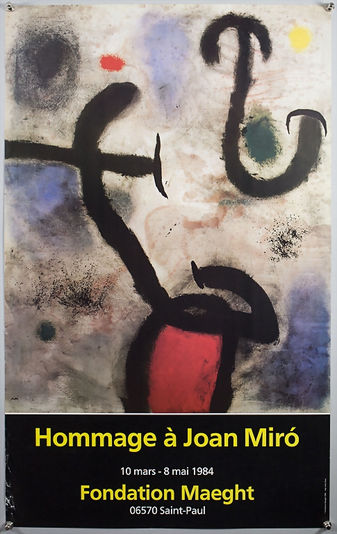 Joan Miró | Hommage á Joan Miró, 10 mars - 8 mai 1984, Fondation Maeght ...