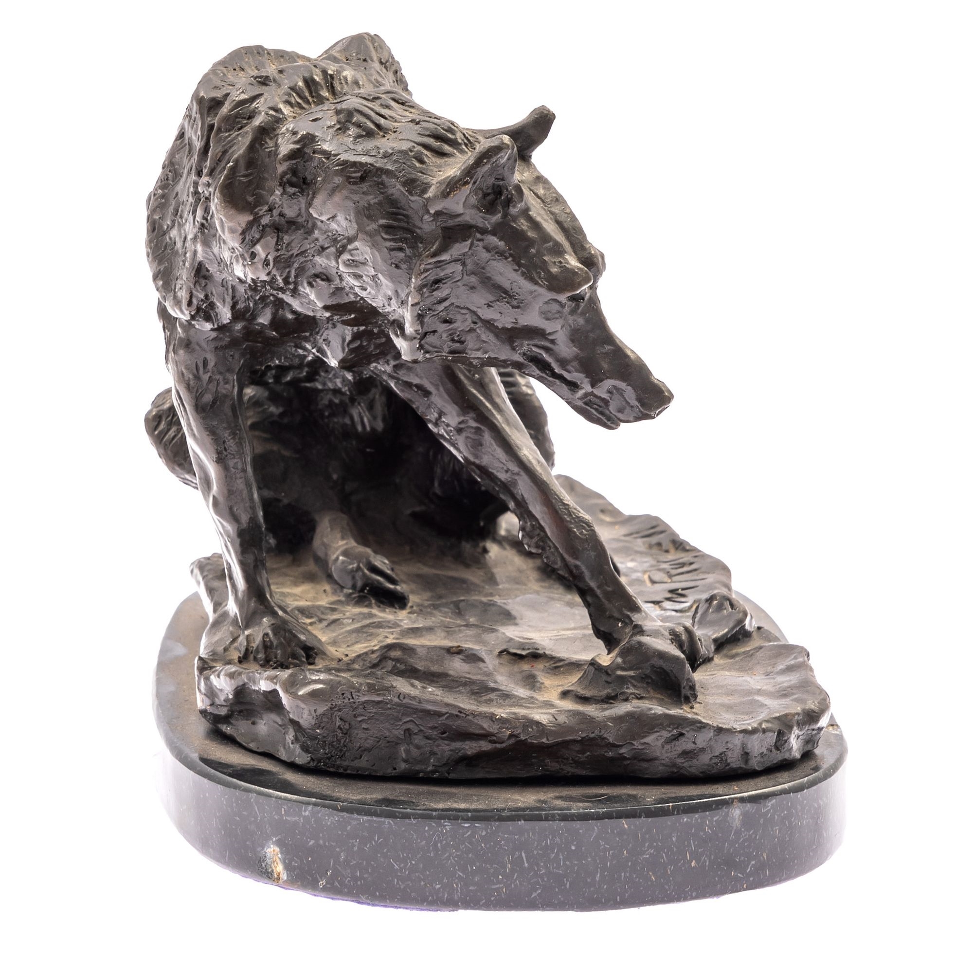 Charles Marion Russell | Wolf with Bone | MutualArt