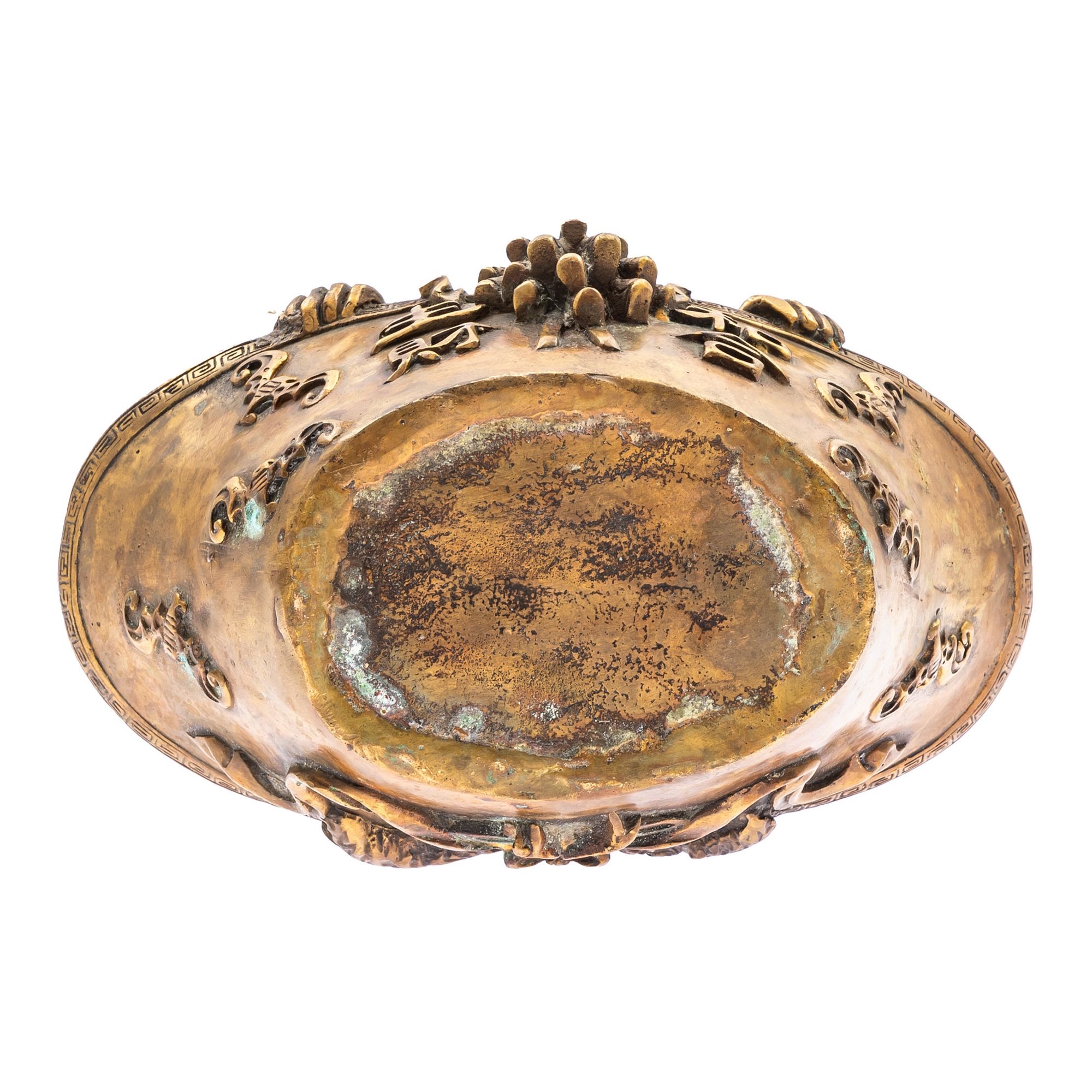 Asian School | Asian Gilt Metal Figure of Monkeys | MutualArt