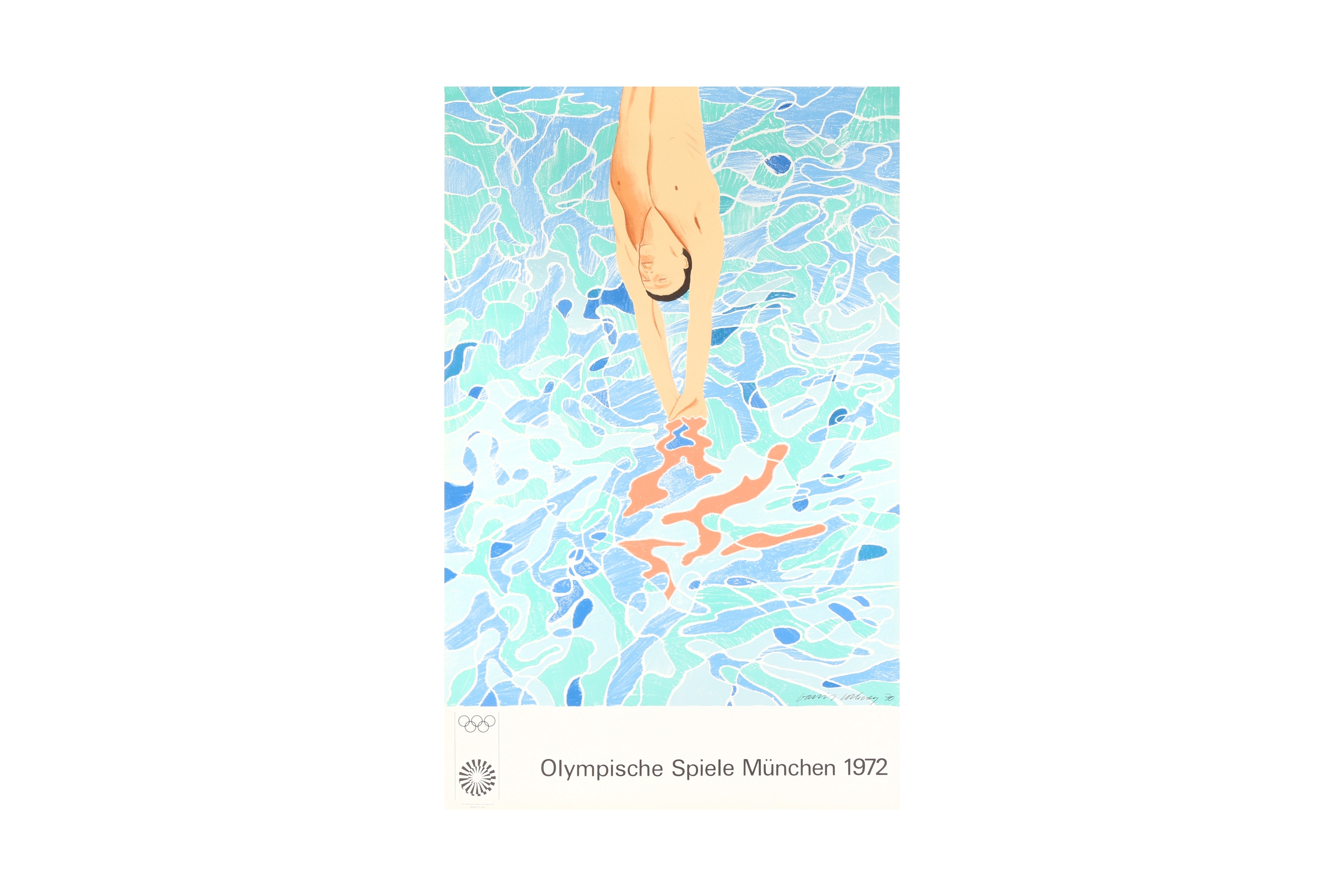 David Hockney | Olympische Spiele München (Baggot 34) (1970) | MutualArt