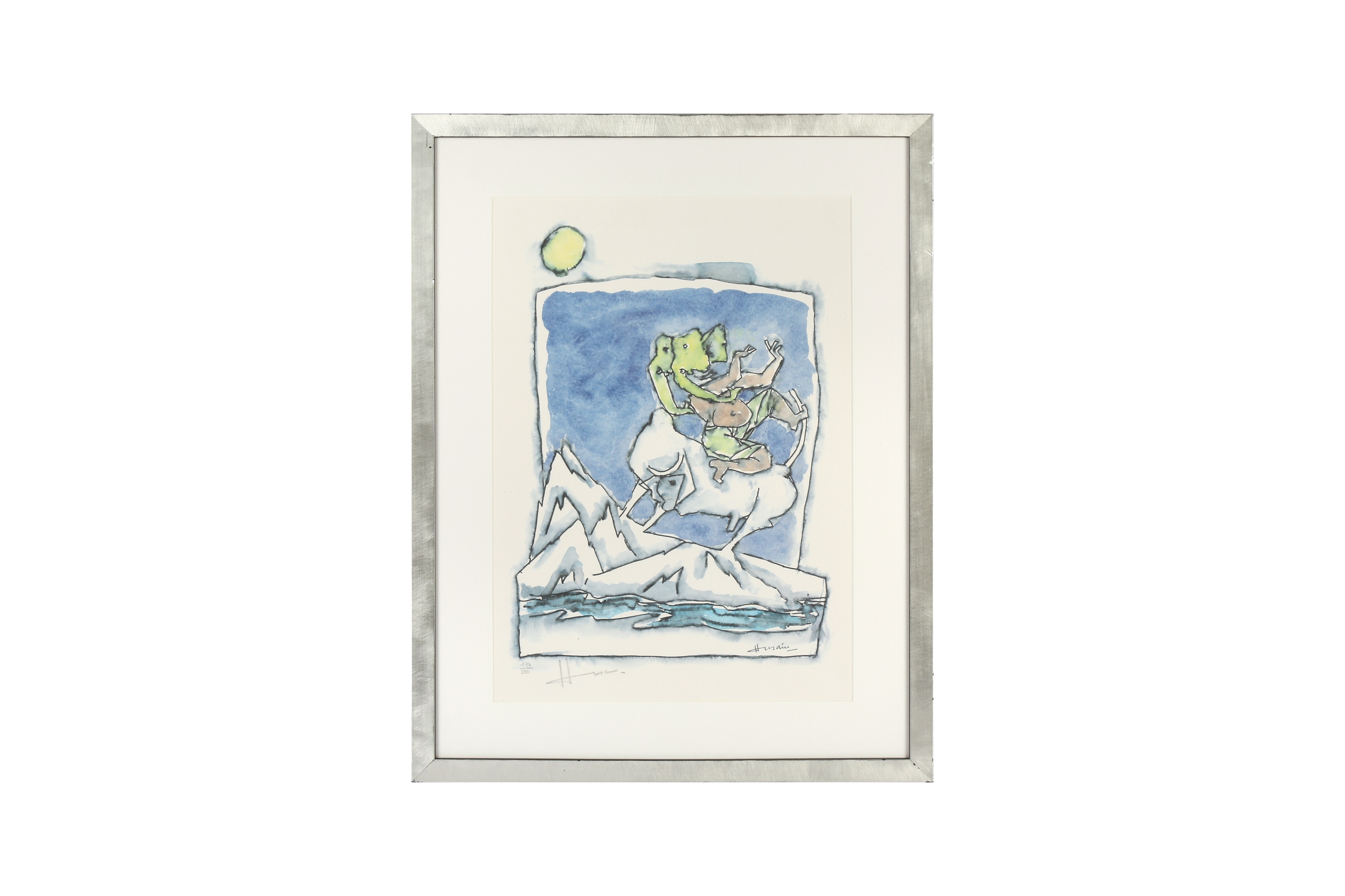 Maqbool Fida Husain | Ganesh III | MutualArt