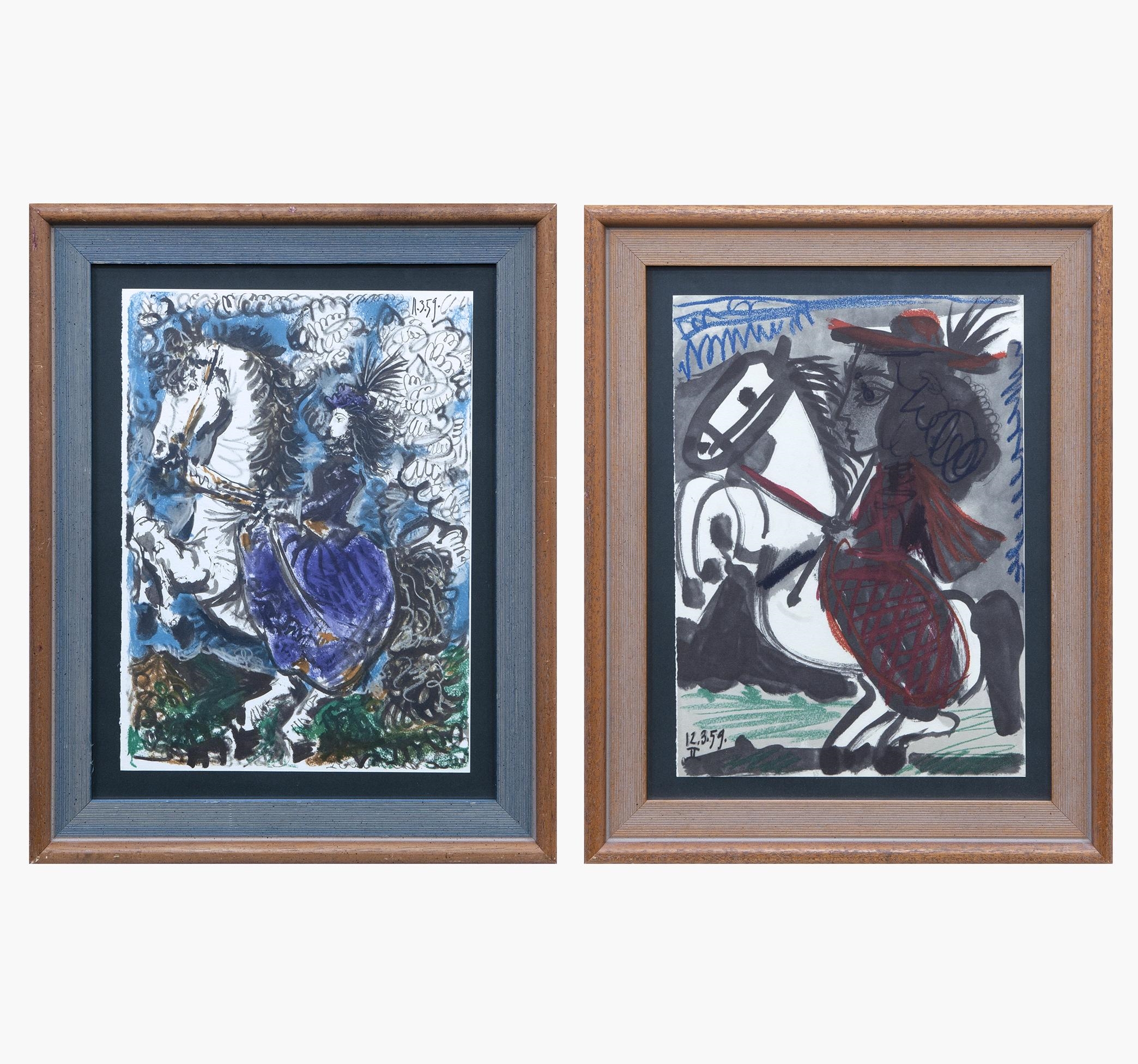 Pablo Picasso | JACQUELINE A CABALLO Y JACQUELINE REINE | MutualArt