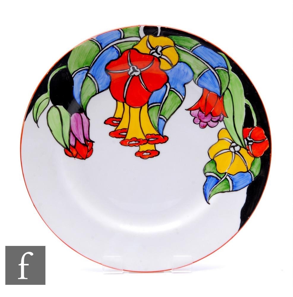 Clarice Cliff | A contemporary Bizarre Craft pottery plate by Bizarre ...