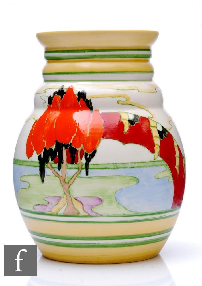 Clarice Cliff | A contemporary Bizarre Craft pottery vase by Bizarre ...