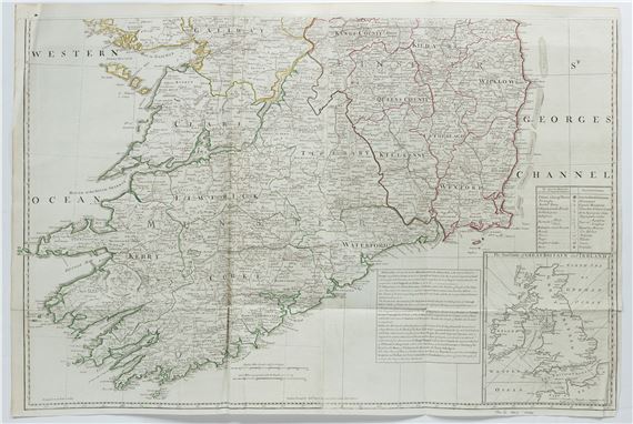 John Rocque | Rocque Map of Ireland | MutualArt