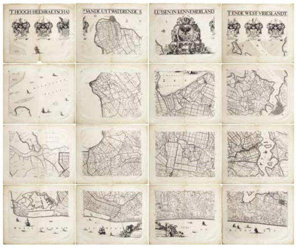 Jan Jansz | Dou Wall Map of the Netherlands (1680) | MutualArt