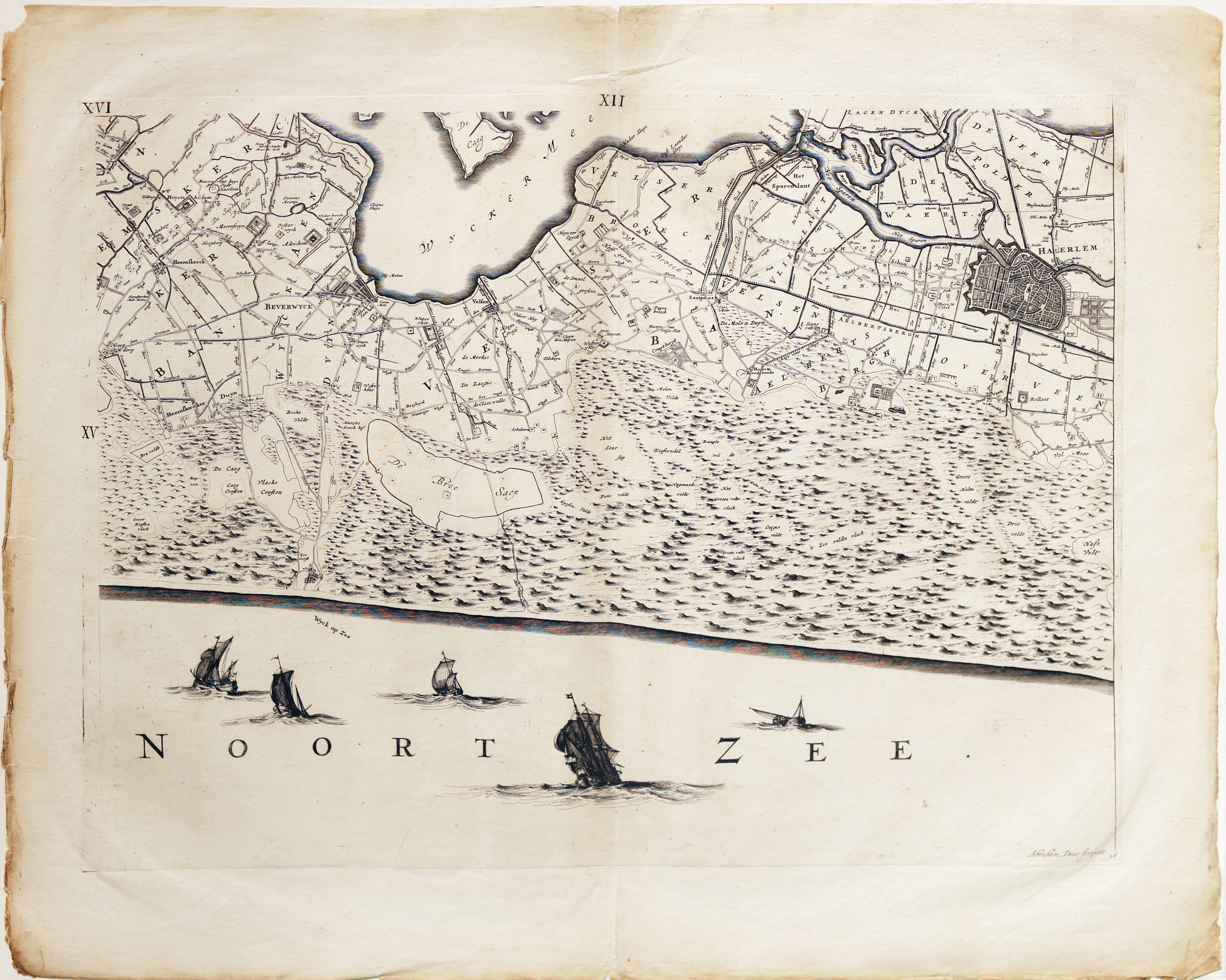 Jan Jansz | Dou Wall Map of the Netherlands (1680) | MutualArt