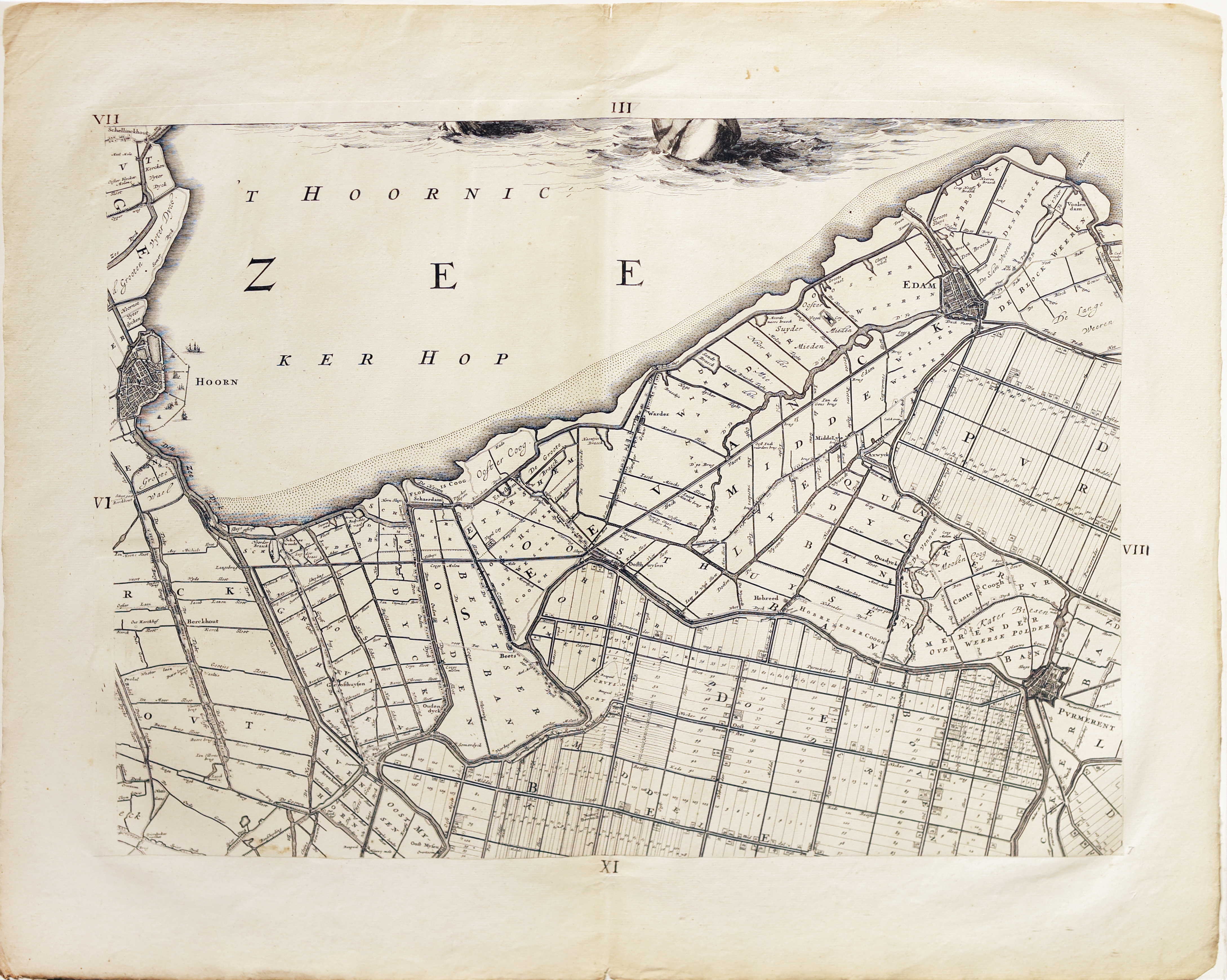 Jan Jansz | Dou Wall Map of the Netherlands (1680) | MutualArt
